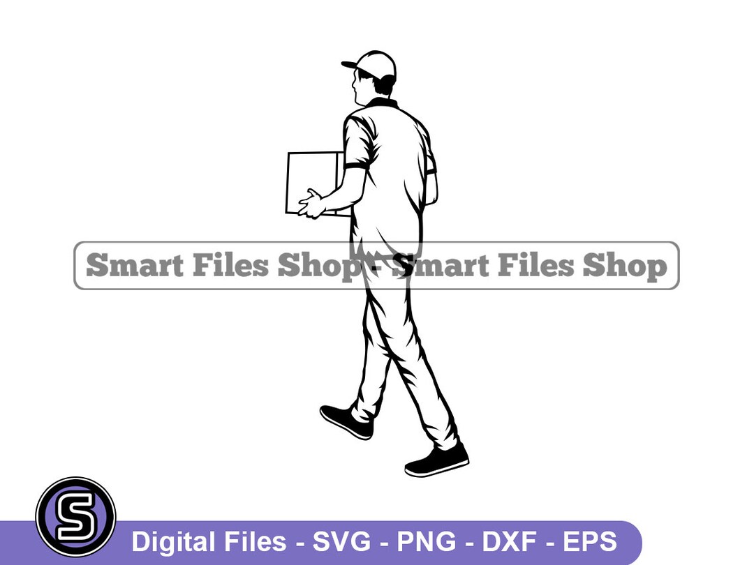 Delivery Man 5 Svg Delivery Svg Shipping Svg Ecommerce - Etsy