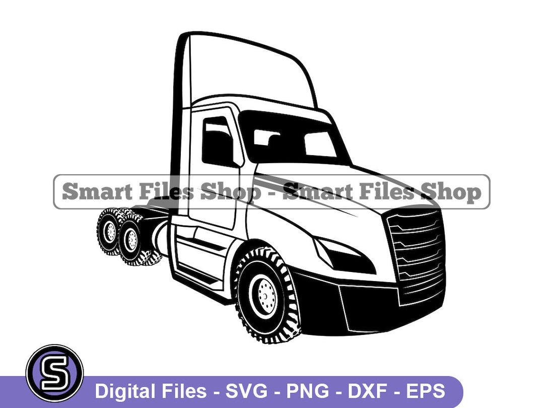 Day Cab Svg, Truck Svg, Trucker Svg, Trucking Svg, Day Cab Dxf, Day Cab ...