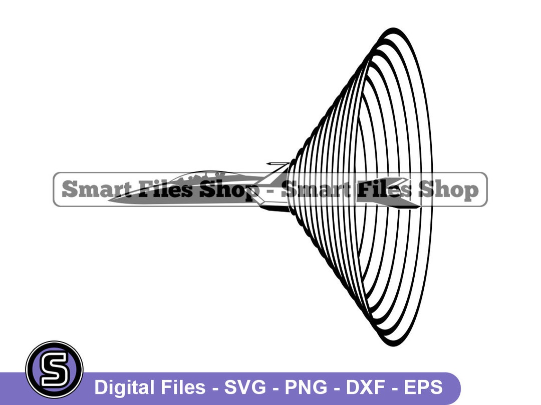 Sonic Boom Svg, Jet Fighter Svg, Airplane Svg, Sonic Boom Dxf, Sonic ...