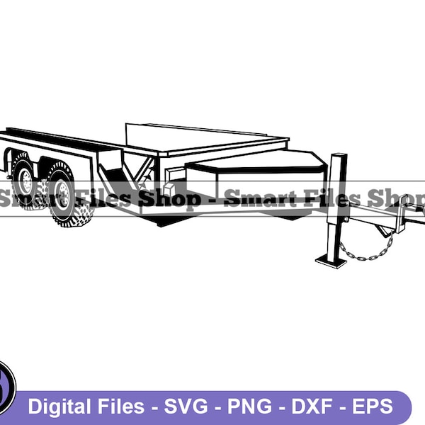 Trailer Svg - Etsy