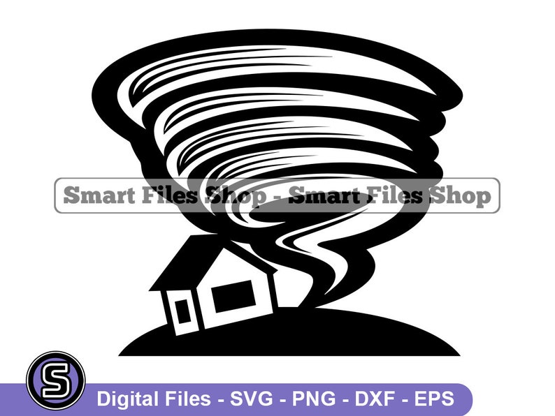 Tornado SVG Twister Svg Natural Disasters Svg Tornado Dxf - Etsy