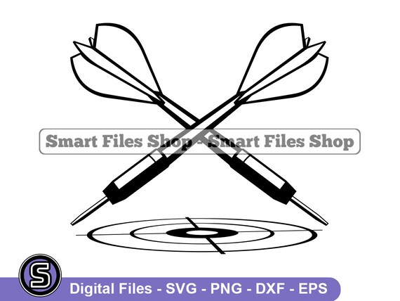 Dart Logo 4 Svg Darts Svg Dart Dxf Dart Png Dart Clipart - Etsy