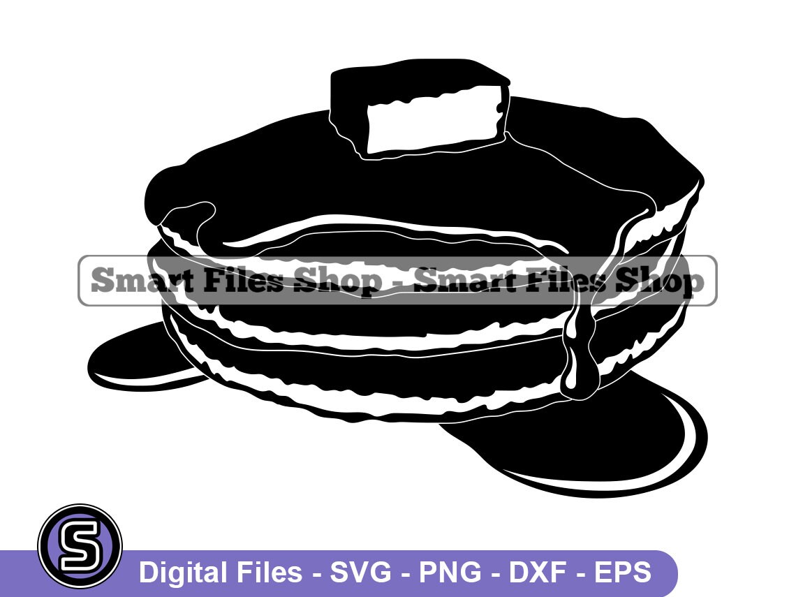 Pancakes Svg Breakfast Svg Pancakes Dxf Pancakes Png - Etsy
