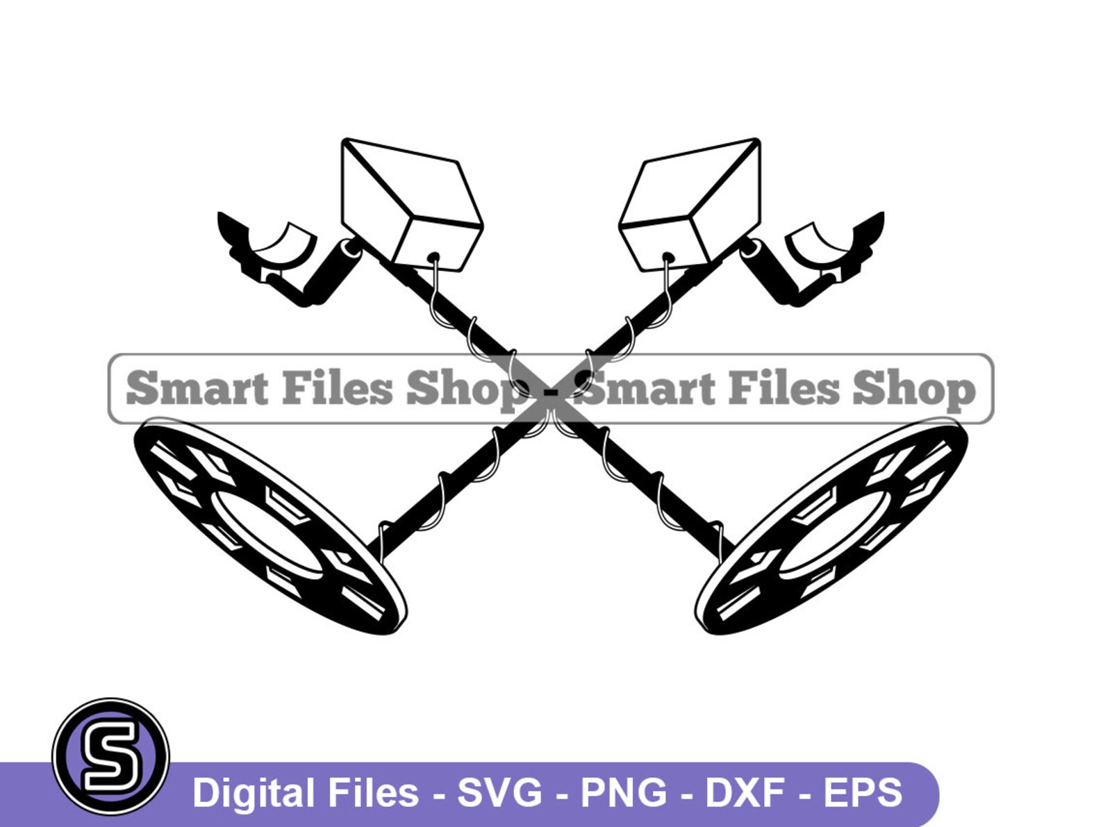 Metal Detector Logo 3 Svg Metal Detector Svg Treasure - Etsy