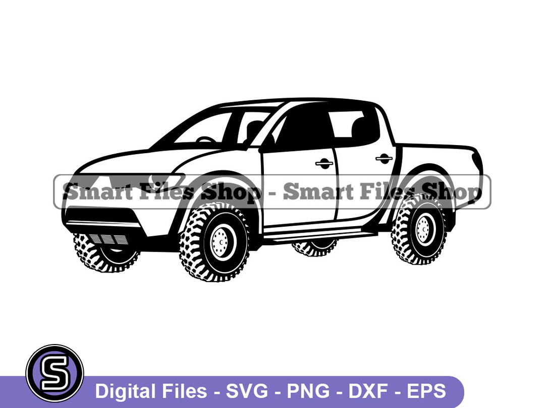 Pickup Truck 5 SVG, Pickup Truck Svg, Pickup Truck Dxf, Pickup Truck ...