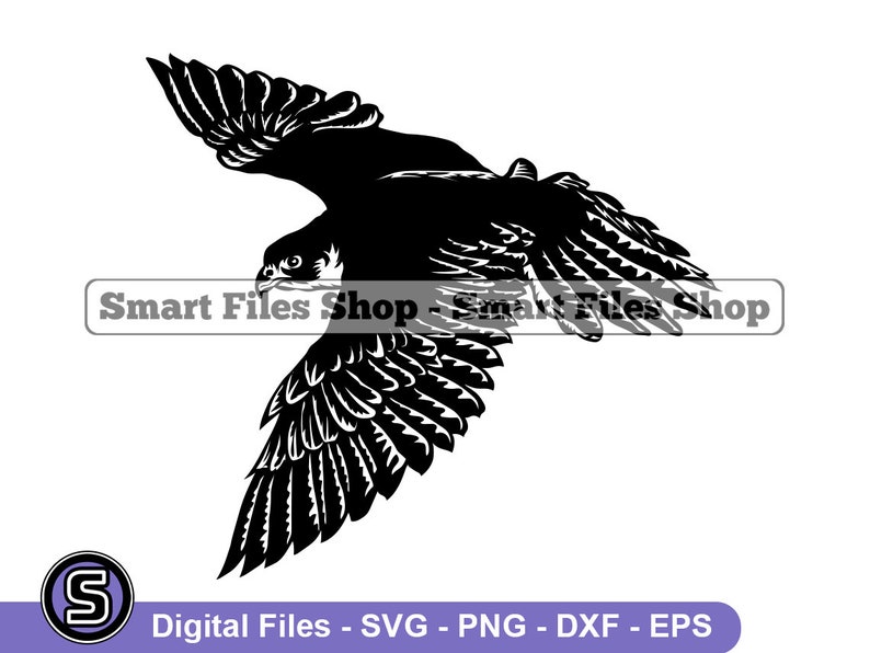 Falcon 3 Svg Falcon Svg Predator Bird Svg Falcon Dxf - Etsy Canada