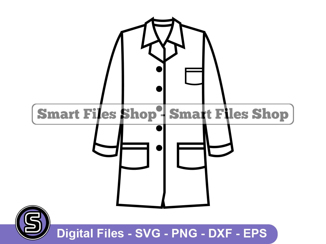 Doctor Coat Svg Doctor Svg Medical Svg Doctor Dxf Doctor - Etsy