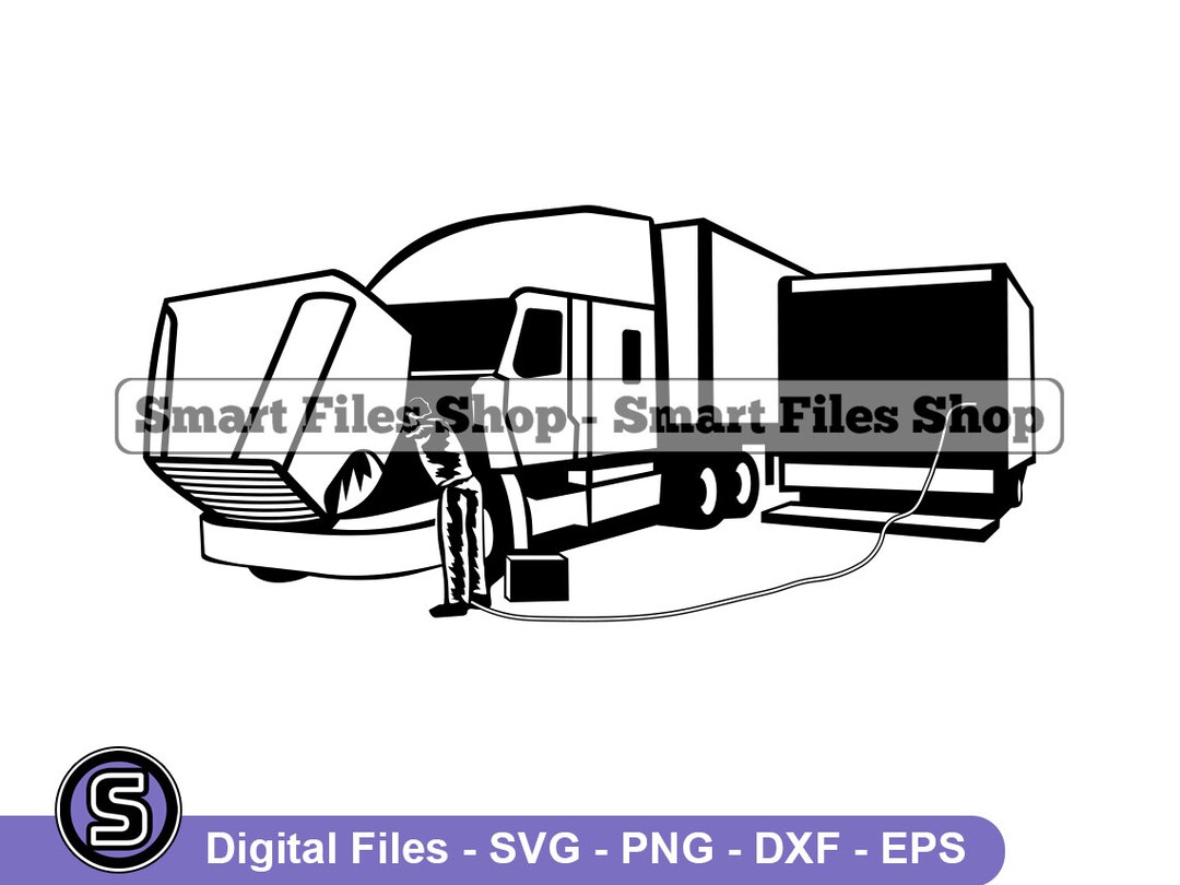 Truck Repair Svg, Broken Truck Svg, Truck Mechanic Svg, Truck Svg ...