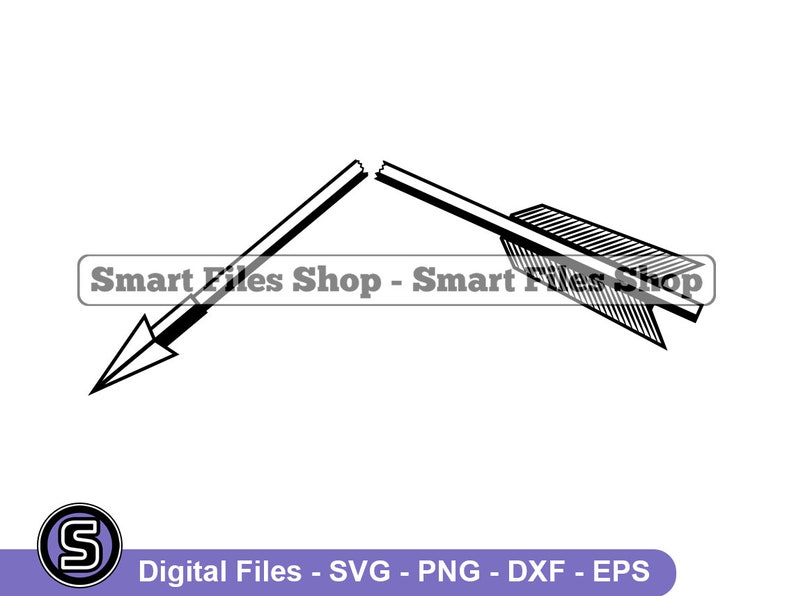 Broken Arrow Svg Arrow Svg Arrow Design Svg Arrow Dxf - Etsy