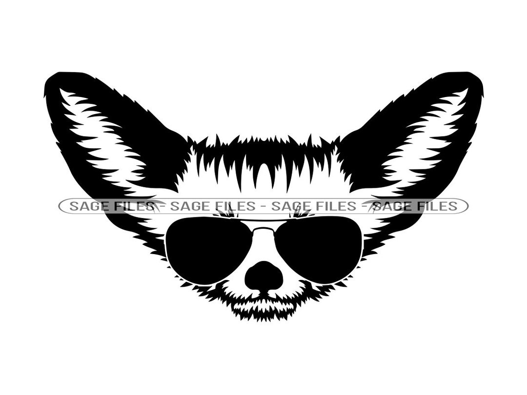Fennec Fox in Sunglasses SVG, Fennec Fox SVG, Cool Fox Svg, Fennec Fox ...