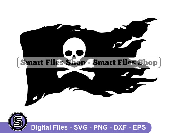 Pirate Flag Svg Pirate Svg Pirate Flag Dxf Pirate Flag Png - Etsy