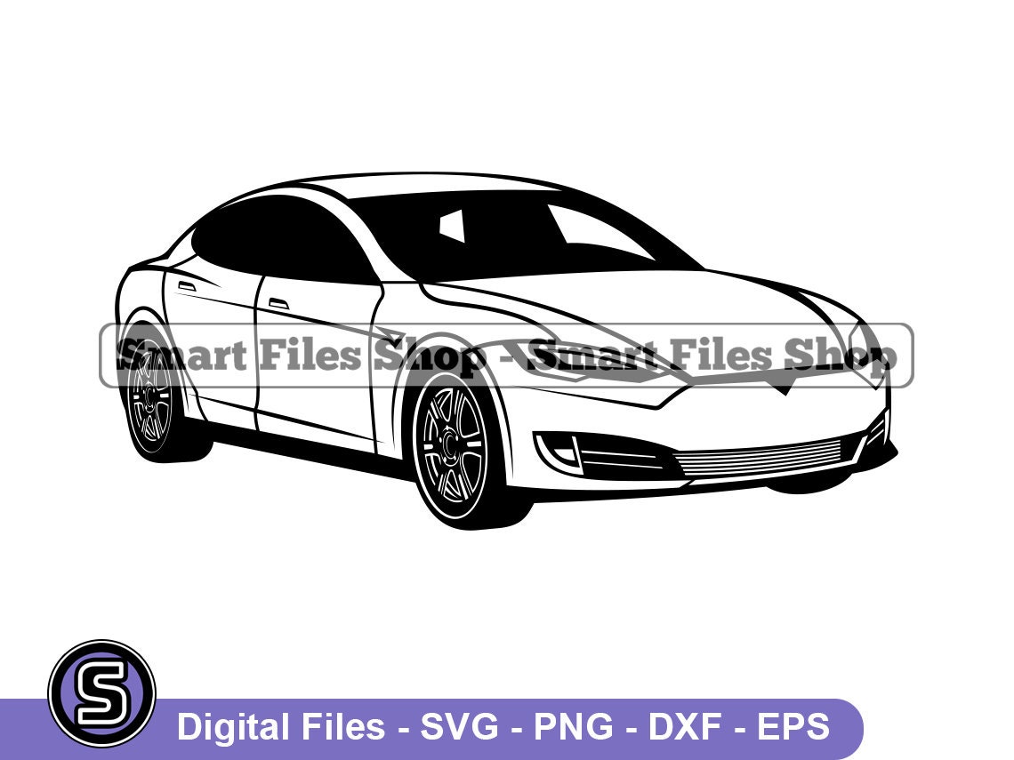 EV Car Svg EV Svg Electric Vehicle Svg Electric Car Svg | Etsy