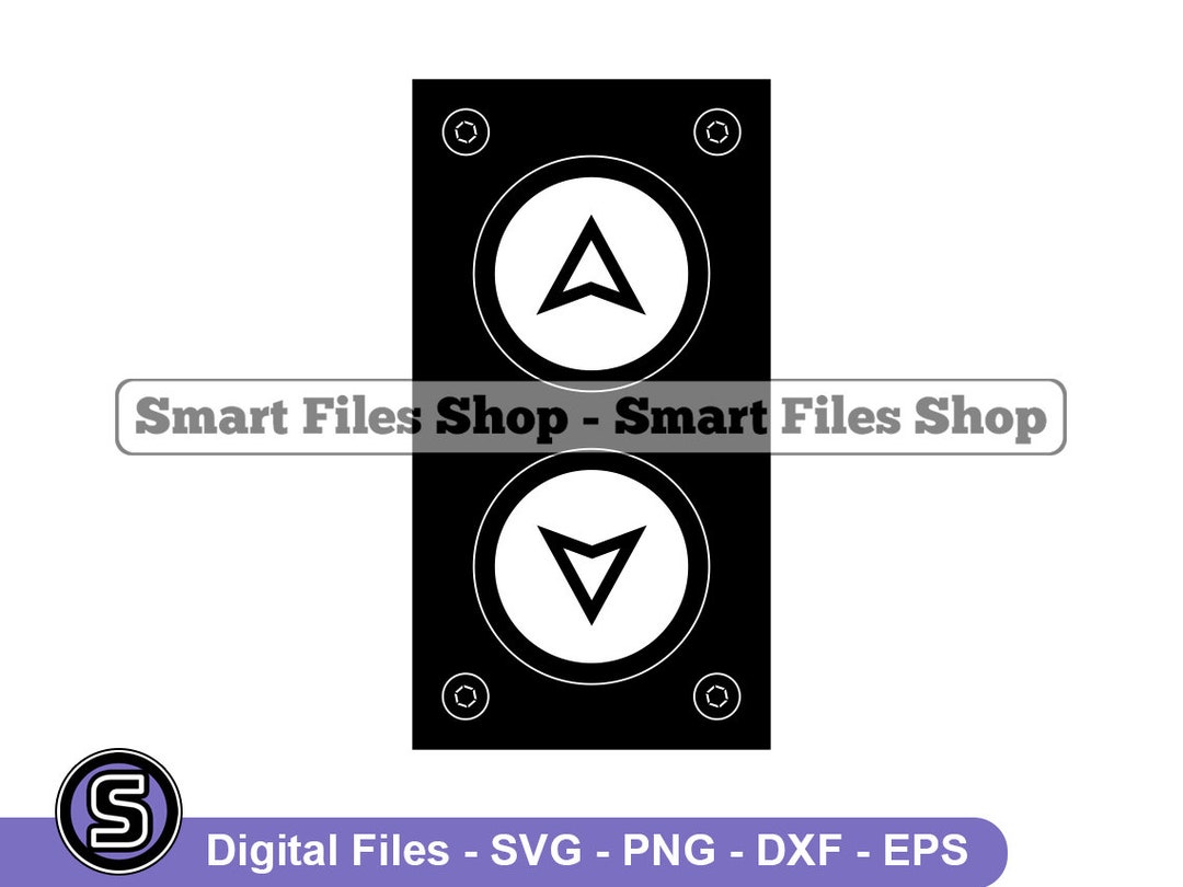 Elevator Buttons #2 Svg, Elevator Svg, Cut Files, Elevator Dxf ...