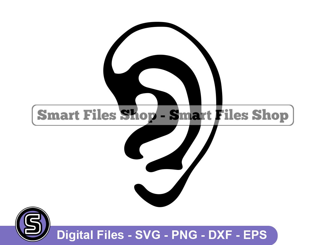 Ear 2 SVG Ear Svg Hearing Svg Audio Svg Listening Svg | Etsy