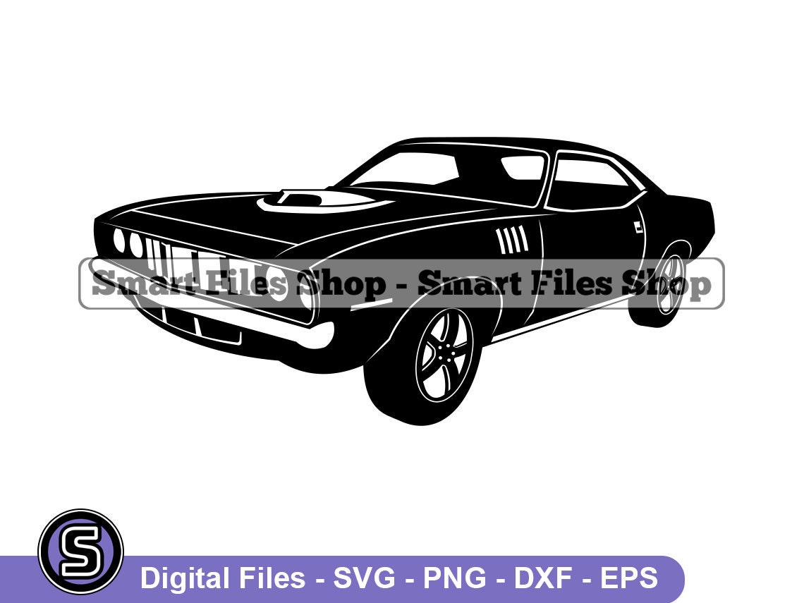 Muscle Car #3 Svg, Muscle Car Svg, Sports Car Svg, Muscle Car Dxf ...