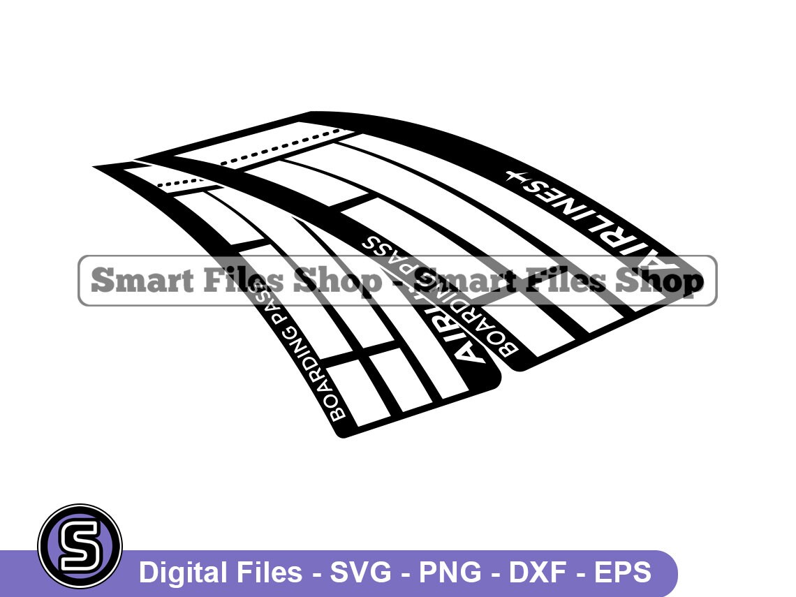 Boarding Pass SVG, Airplane Ticket Svg, Travel Svg, Vacation Svg ...