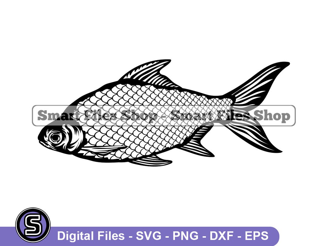 Tinfoil Barb Svg, Fish Svg, Fishing Svg, Tinfoil Barb Dxf, Tinfoil Barb ...