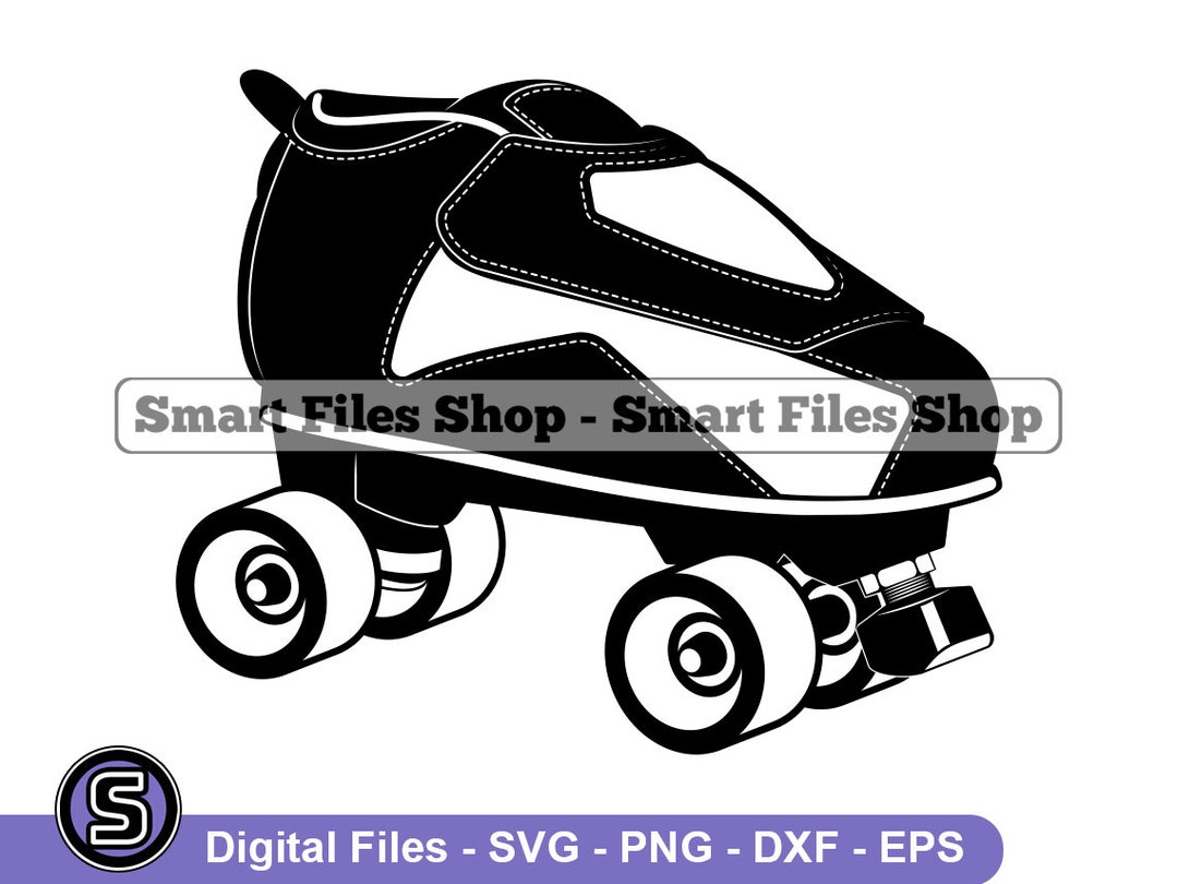 Roller Blades #7 Svg, Roller Skates Svg, Roller Blades Dxf, Roller ...