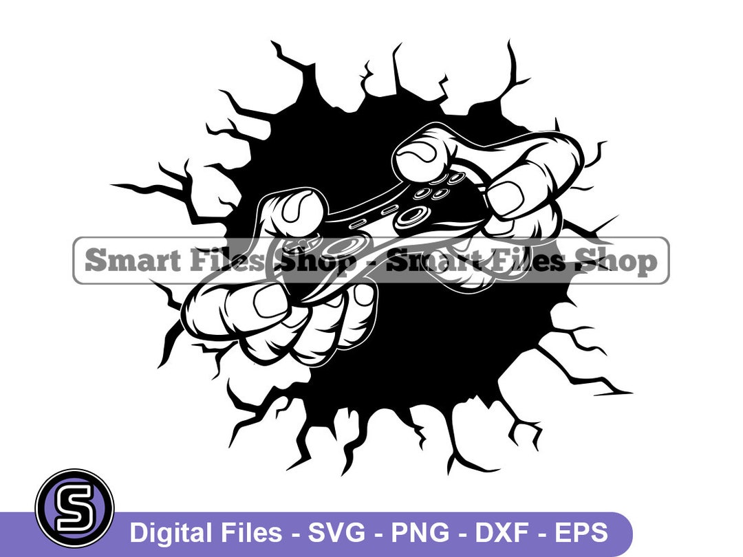 Smashing Gamer Logo Svg, Gaming Svg, Gamer Svg, Gaming Dxf, Gaming Png ...