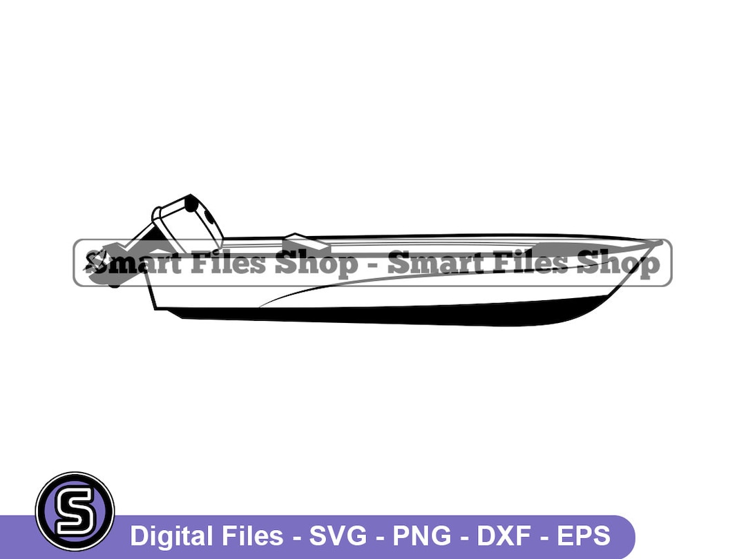 Fishing Motor Boat Svg, Motor Boat Svg, Fishing Boat Svg, Motor Boat ...