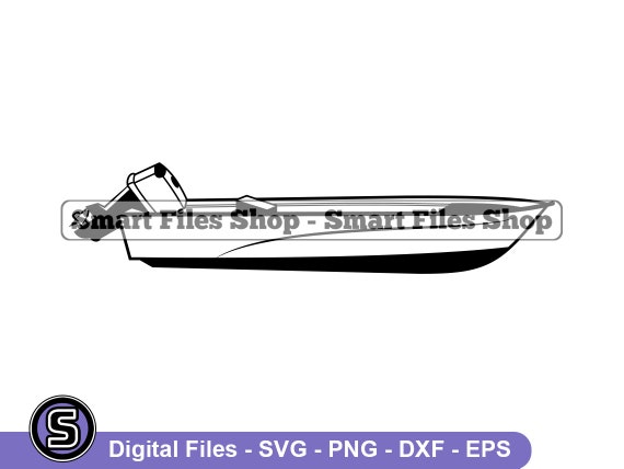 Fishing Motor Boat Svg Motor Boat Svg Fishing Boat Svg - Etsy