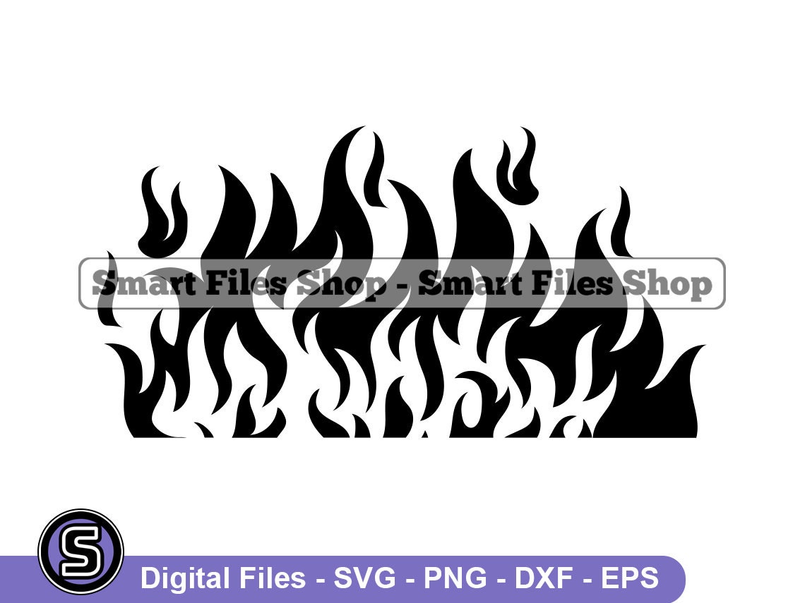 Flames 8 Svg Flame Svg Fire Svg Flames Svg Flame Dxf | Etsy