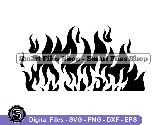 Flames 8 Svg Flame Svg Fire Svg Flames Svg Flame Dxf | Etsy