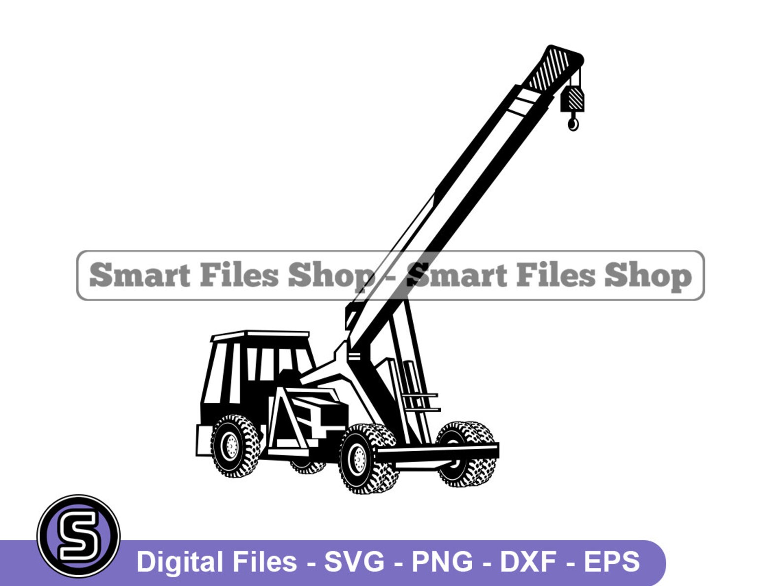 Crane Truck 2 Svg Heavy Equipment Svg Construction Svg - Etsy