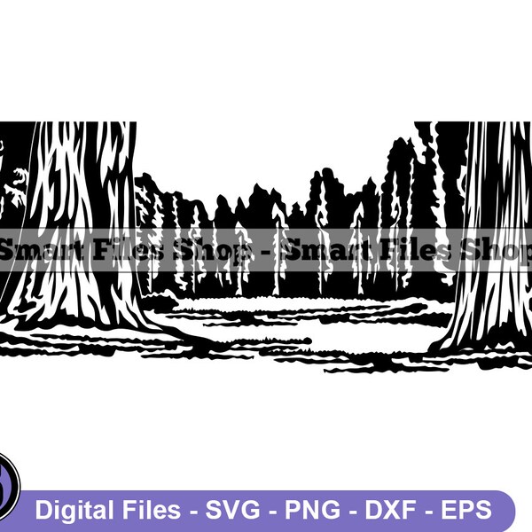 Redwood Svg - Etsy
