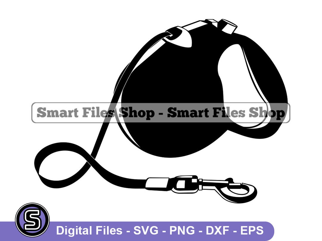 Retractable Dog Leash Svg, Dog Svg, Dog Leash Svg, Dog Dxf, Dog Png ...