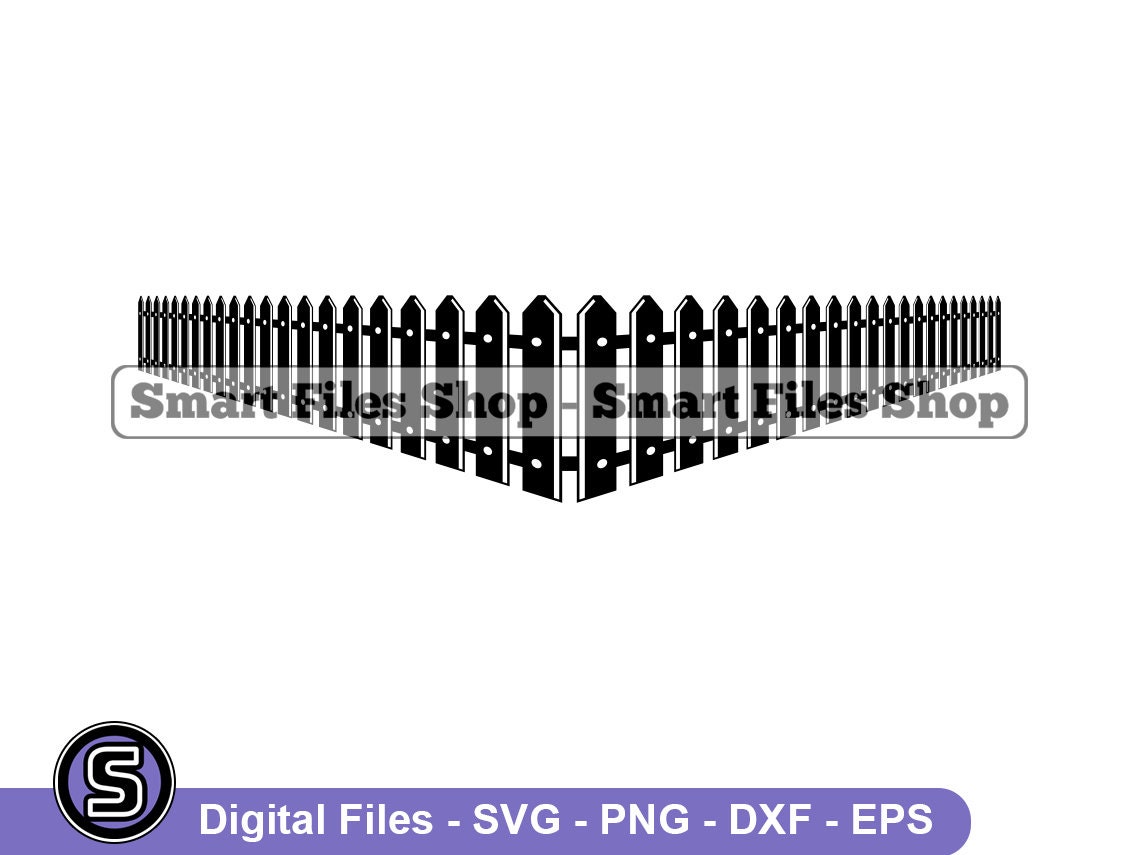 Fence Corner Svg, Fence Svg, Farm Fence Svg, Houce Fence Svg, Fence Dxf ...
