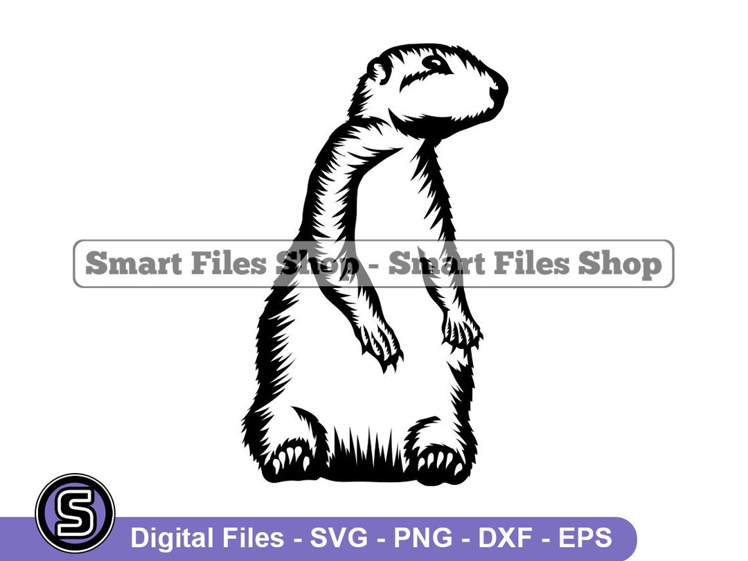 Prairie Dog SVG, Animals Svg, Prairie Dog Dxf, Prairie Dog Png, Prairie ...