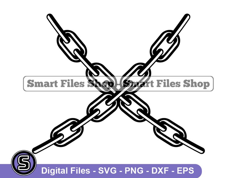 Chain Logo Svg Chain Svg Chain Design Svg Chain Dxf Chain - Etsy