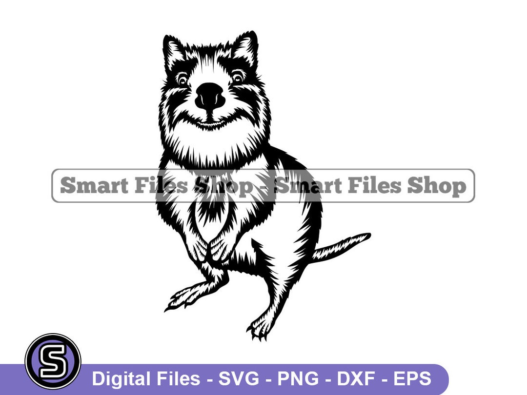 Quokka SVG, Animals Svg, Quokka Dxf, Quokka Png, Quokka Clipart, Quokka ...