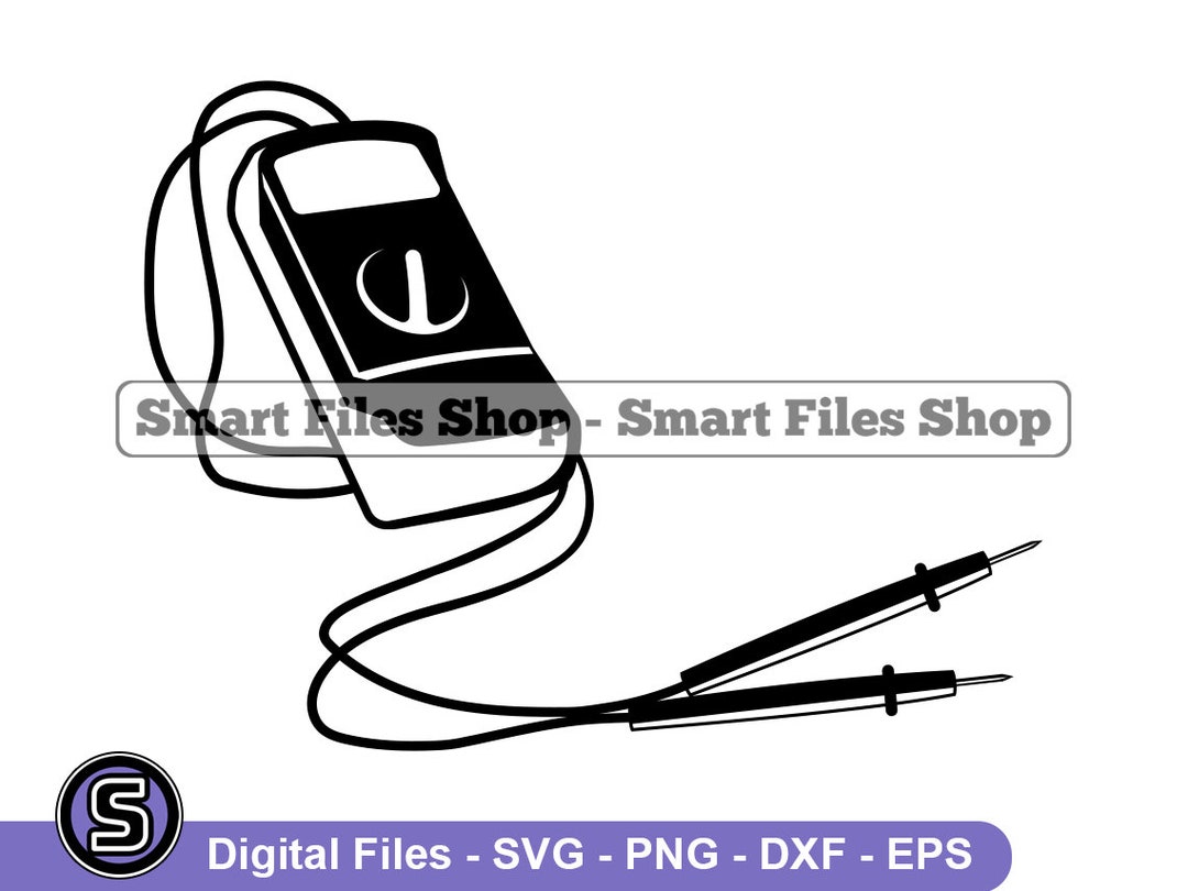 Voltage Tester 3 Svg, Electician Svg, Electric Worker Svg, Electrician ...