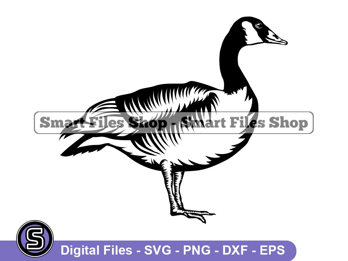 Canadian Goose 2 SVG Goose Svg Flying Goose Svg Geese Svg | Etsy