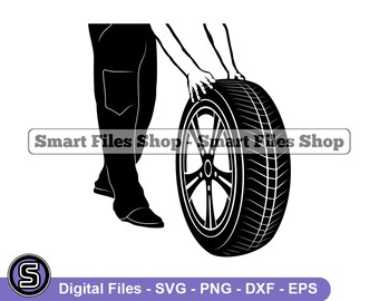 Car Tire Repair Dxf - Etsy