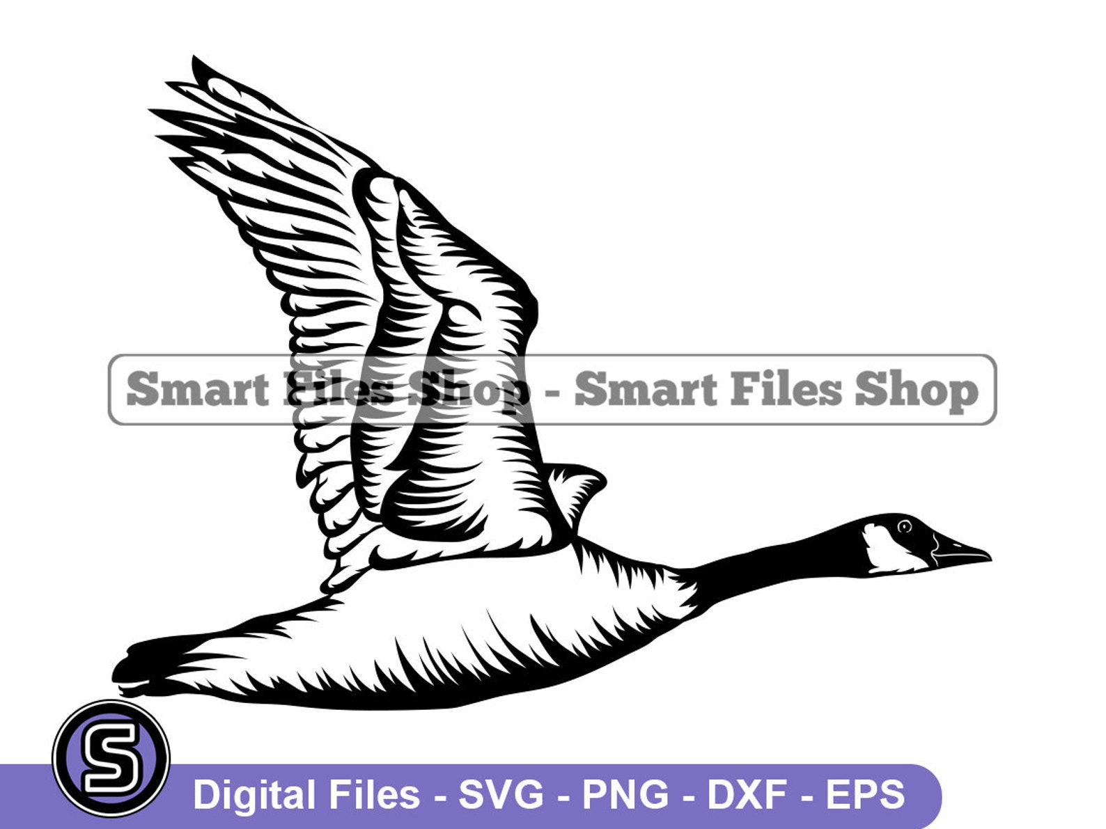 Canadian Goose 3 SVG Goose Svg Flying Goose Svg Geese Svg - Etsy