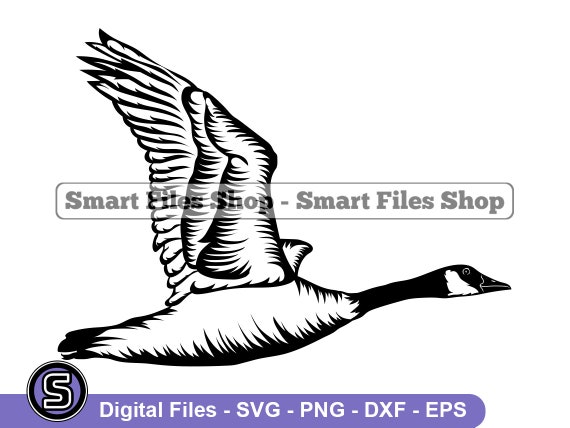 Canadian Goose 3 SVG Goose Svg Flying Goose Svg Geese Svg - Etsy Canada