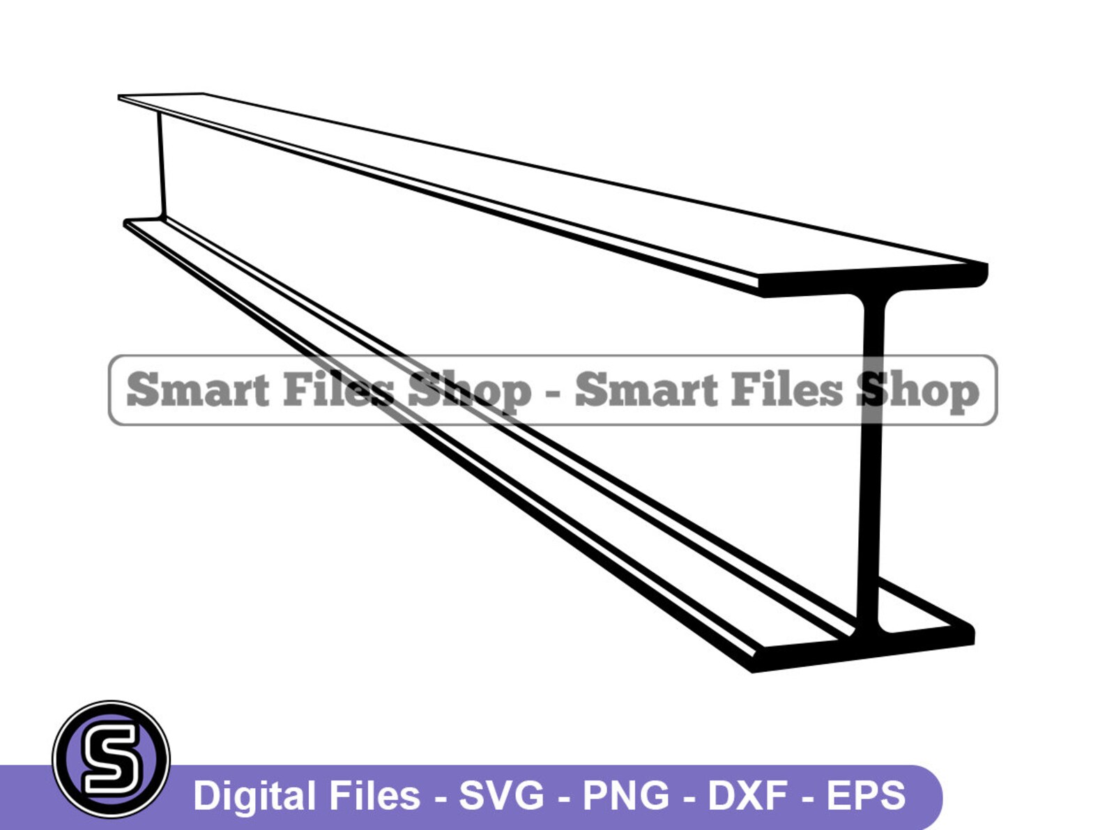 Steel Beam SVG Construction Svg Building Svg Contractor - Etsy