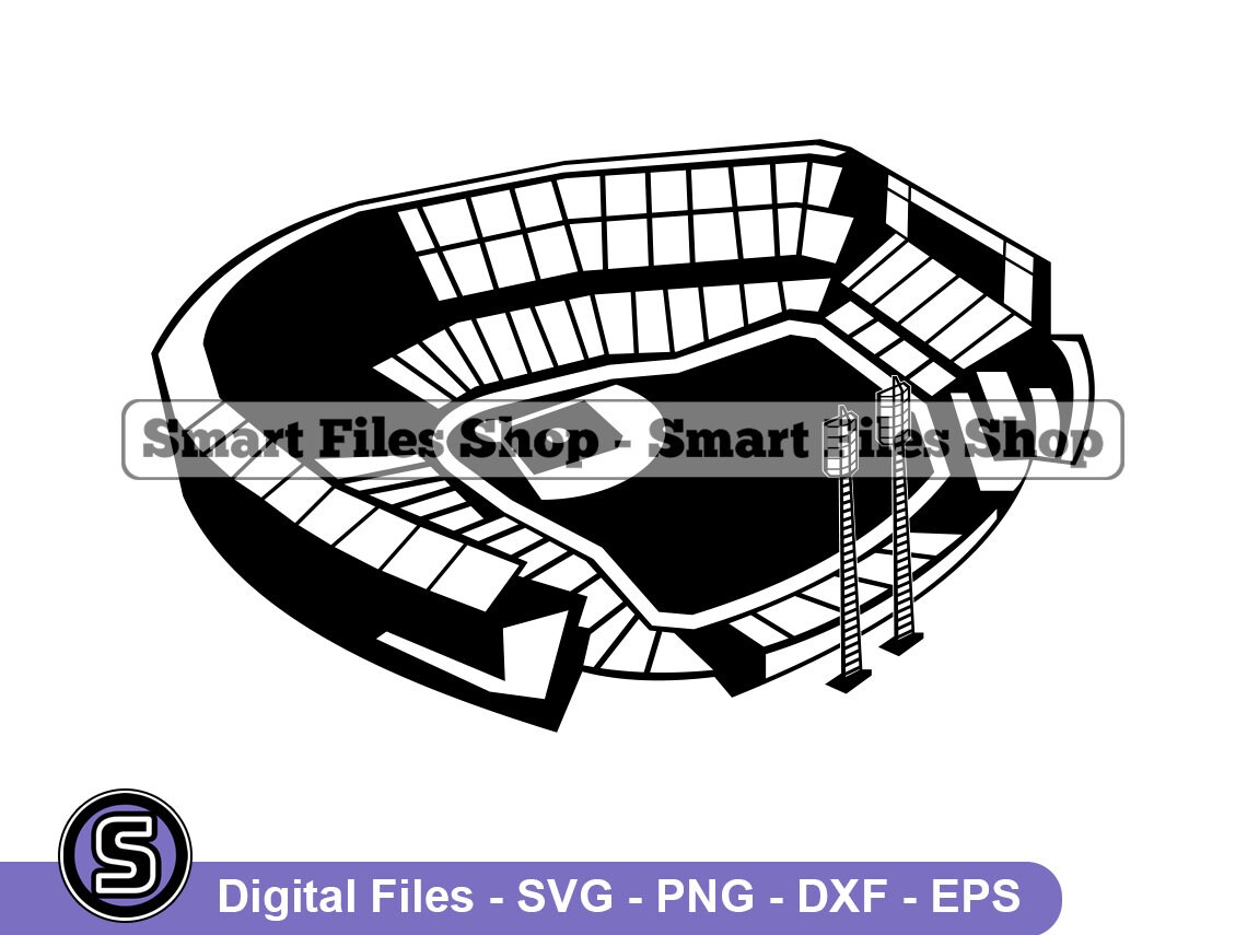 Ball Park 3 Svg Baseball Svg Baseball Stadium Svg Baseball | Etsy