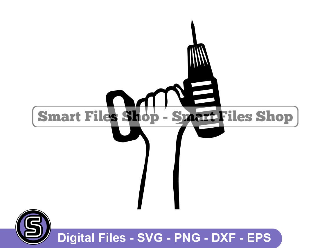 Hand Holding Drill Svg, Drill Svg, Repair Svg, Handyman Svg, Drill Dxf ...