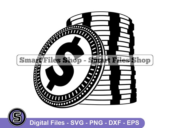 Pile of Coins Svg Coin Svg Money Svg Cash Svg Banking Svg - Etsy