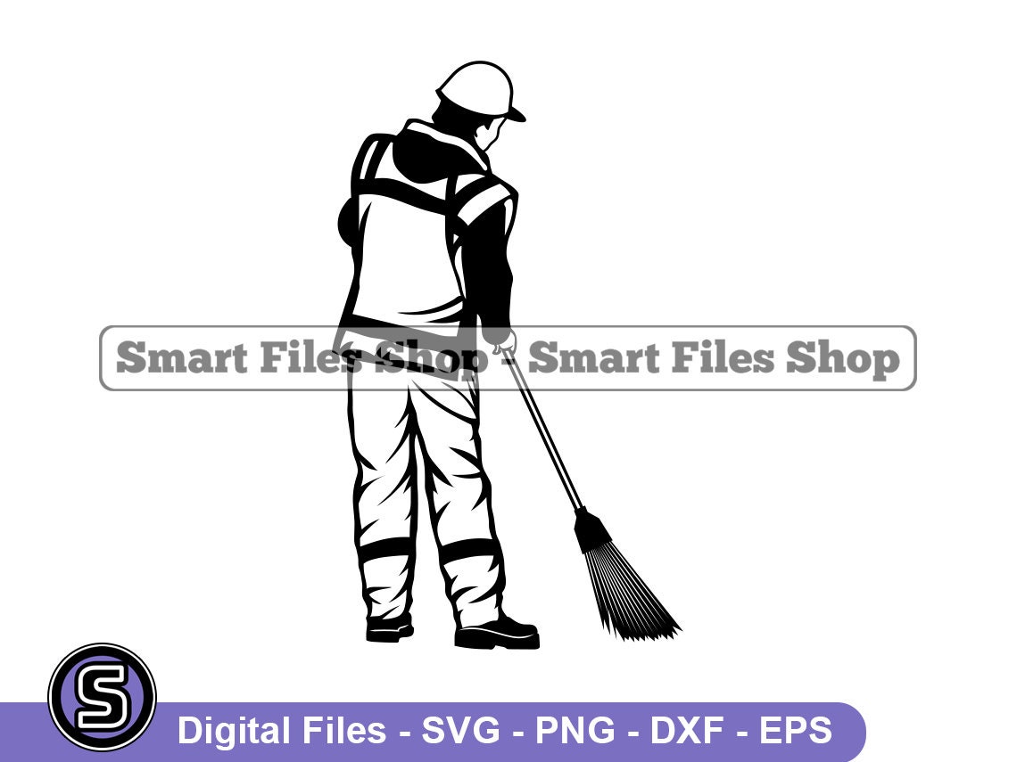 Street Sweeper Svg, Street Cleaning Svg, Sanitation Svg, Disinfection ...