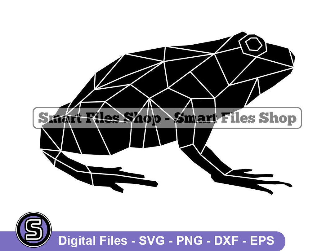 Geometric Frog Svg, Frog Svg, Geometric Animals Svg, Animals Svg ...