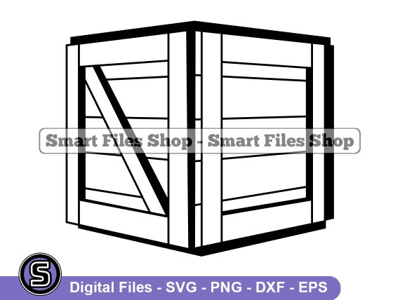 Wooden Crate SVG Wood Crate SVG Wooden Box SVG Wooden Crate | Etsy
