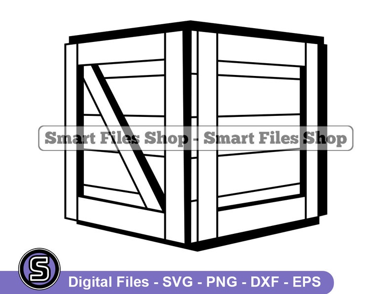 Wooden Crate SVG Wood Crate SVG Wooden Box SVG Wooden Crate - Etsy