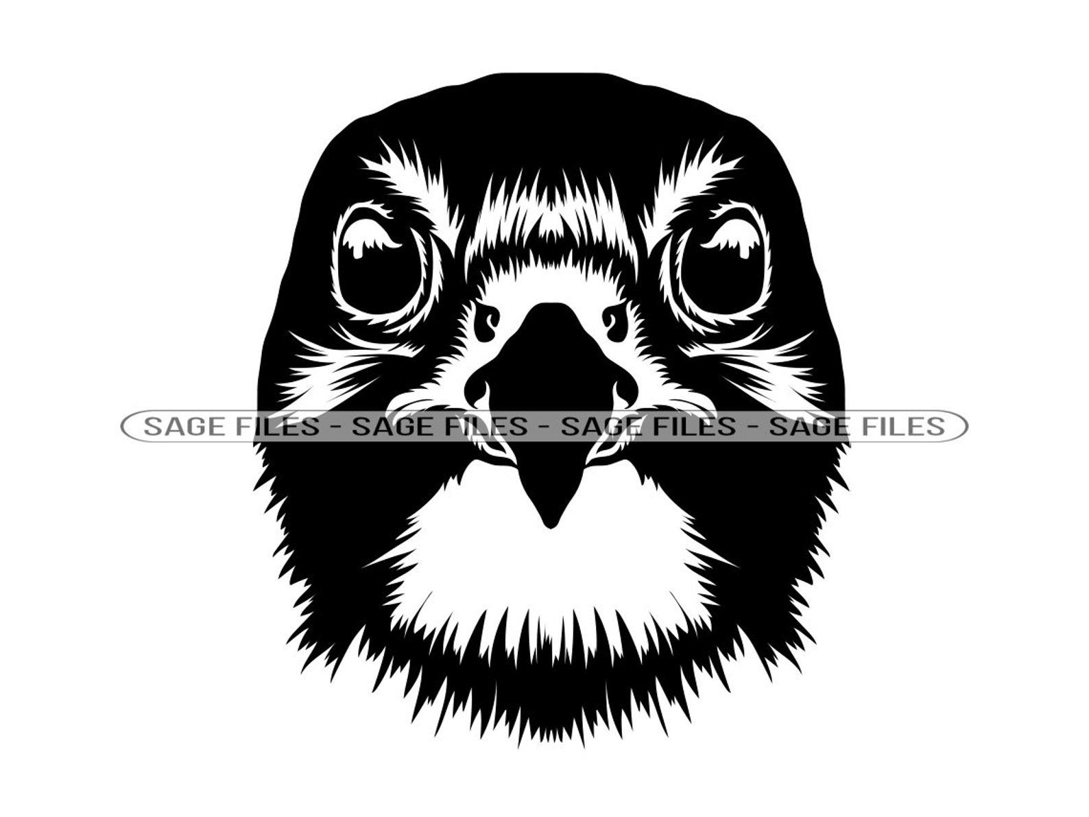 Falcon Mascot SVG Falcon Face SVG Falcon Head Svg Falcon - Etsy