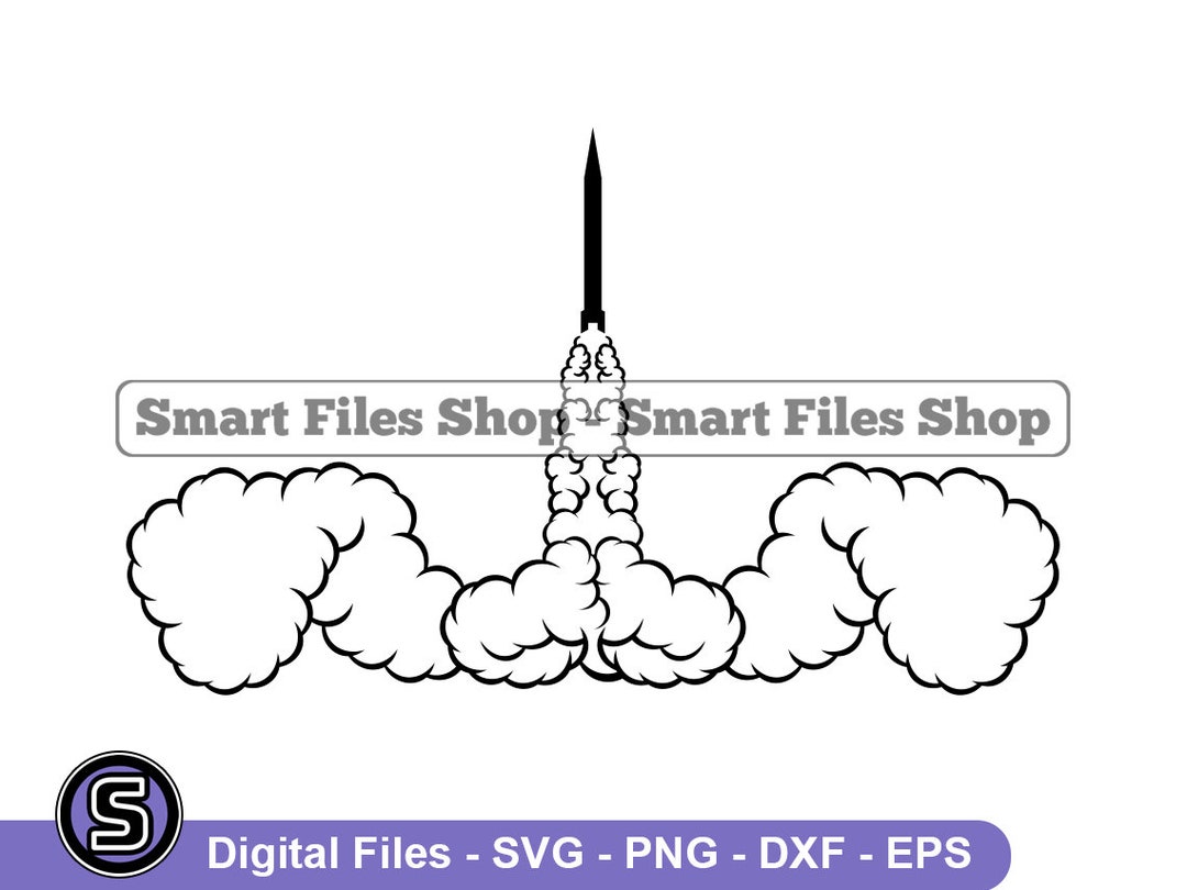 Nuclear Missile Launch Svg, Rocket Launch Svg, Ballistic Svg, Nuclear ...