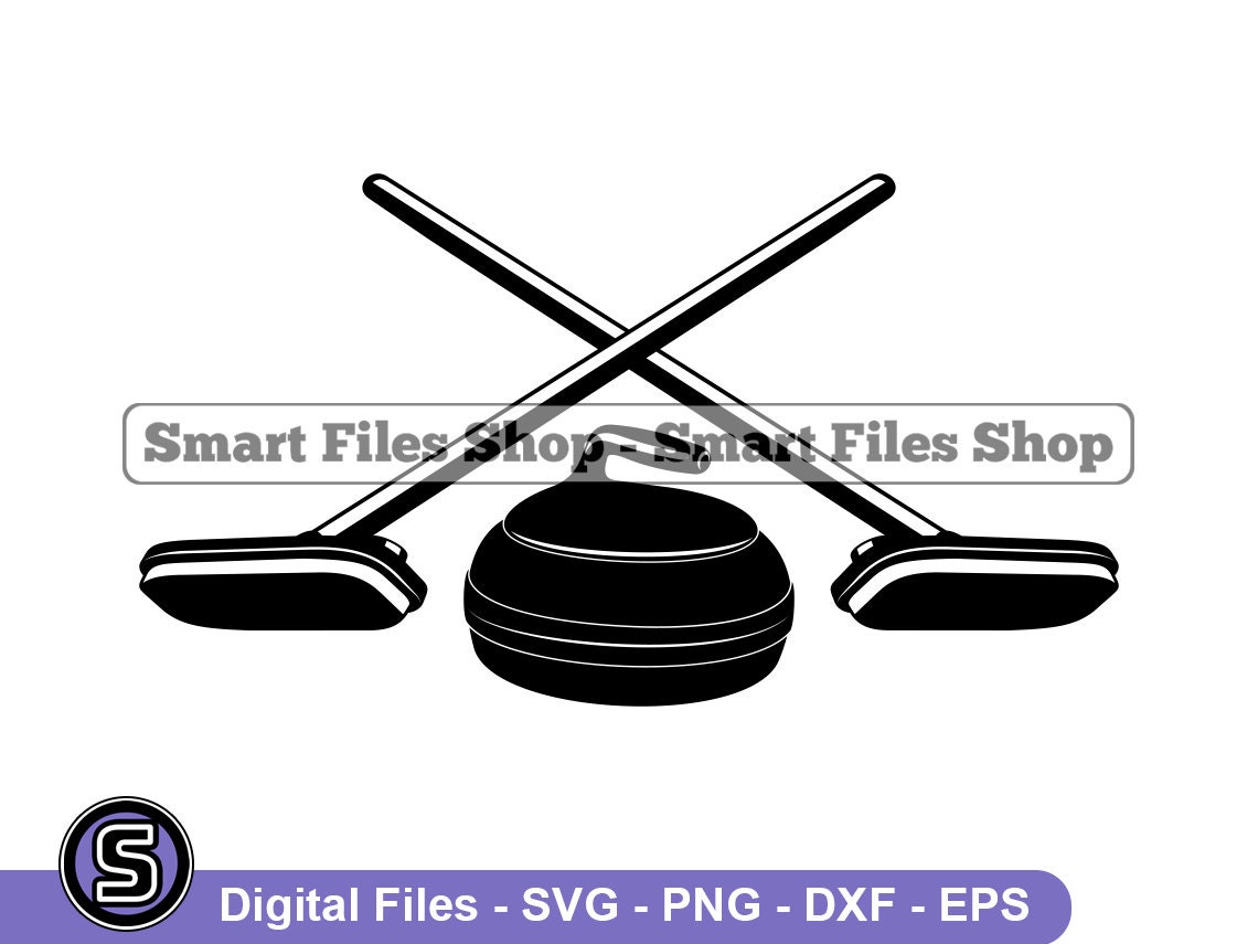 Curling Logo 2 Svg Curling Svg Curling Dxf Curling Png - Etsy